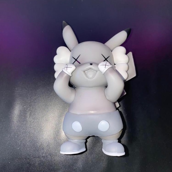 KAWS | Accessories | Takara Tomy Anime Kawaii Grey Pokemon Brand Kaws ...